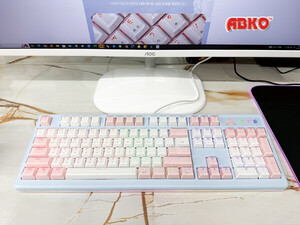[제품소개] MZ감성의 은은한 파스텔 컬러, 앱코 AN07C 게이밍 키보드